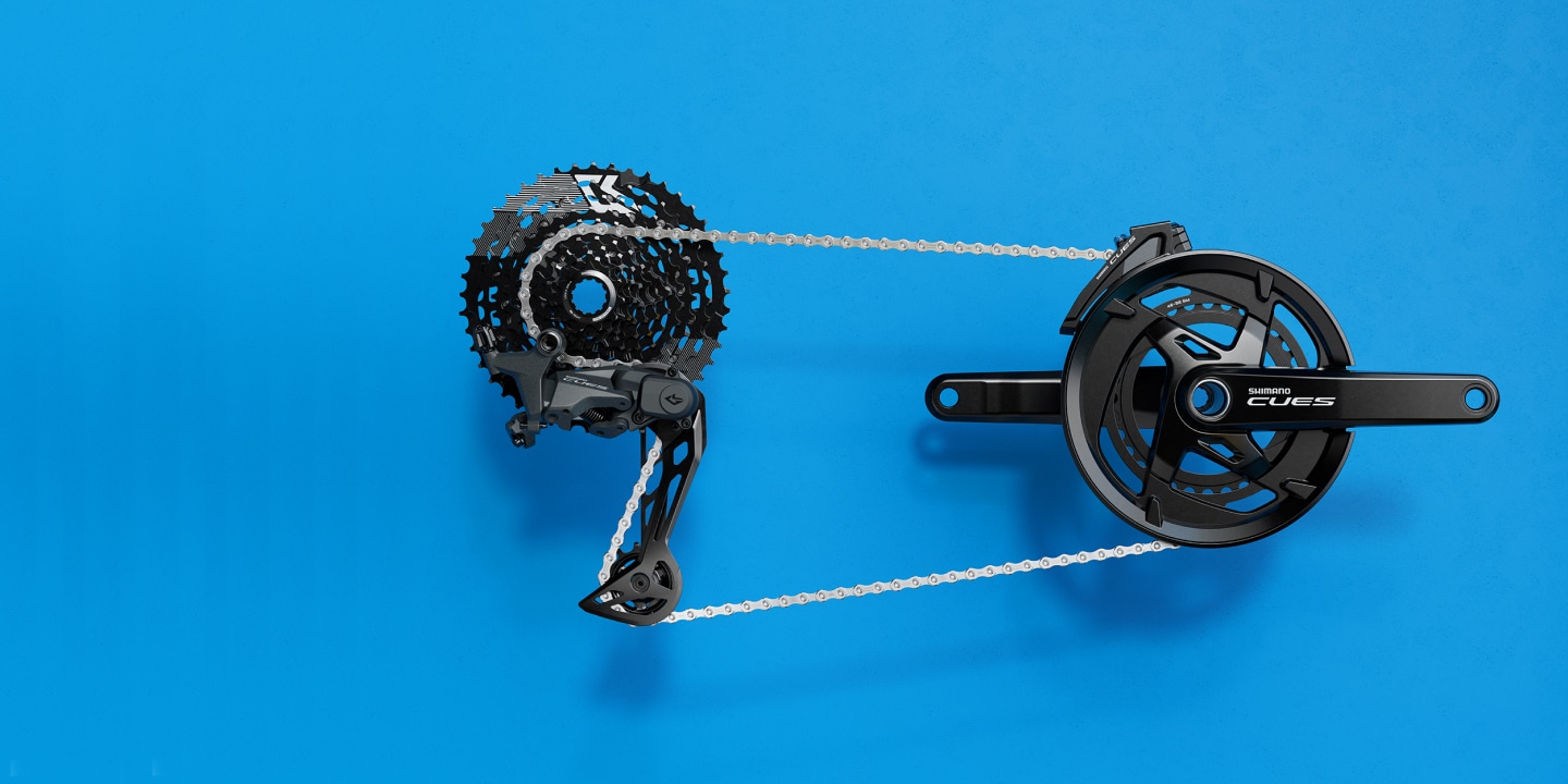CUES | Componenten voor stads- en forenzenfietsen | Shimano